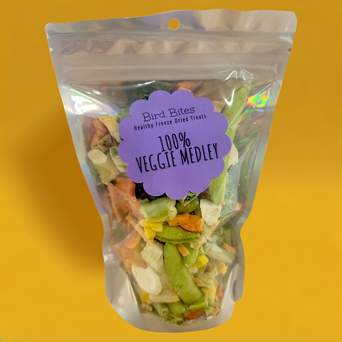 100% Veggie Medley - 1.5 Cups - Bird Bites Healthy Freeze Dried Treats